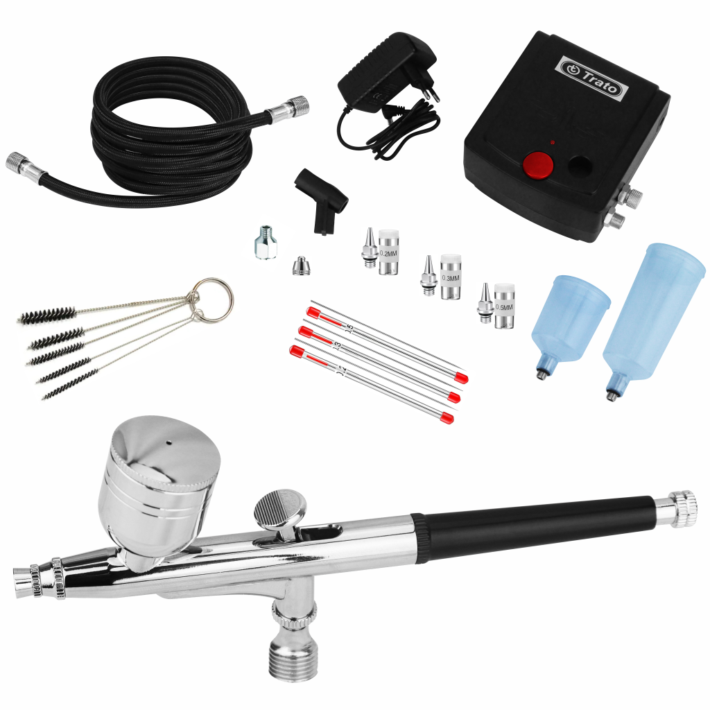 Kit Aerógrafo com Compressor TKA12 – Trato